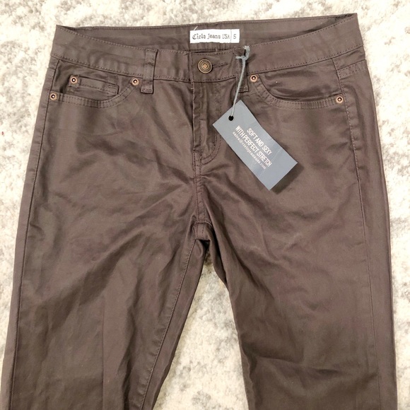 Cielo | Jeans | Nwt Cielo Usa Faux Leather Brown Skinny Jeans 28 | Poshmark
